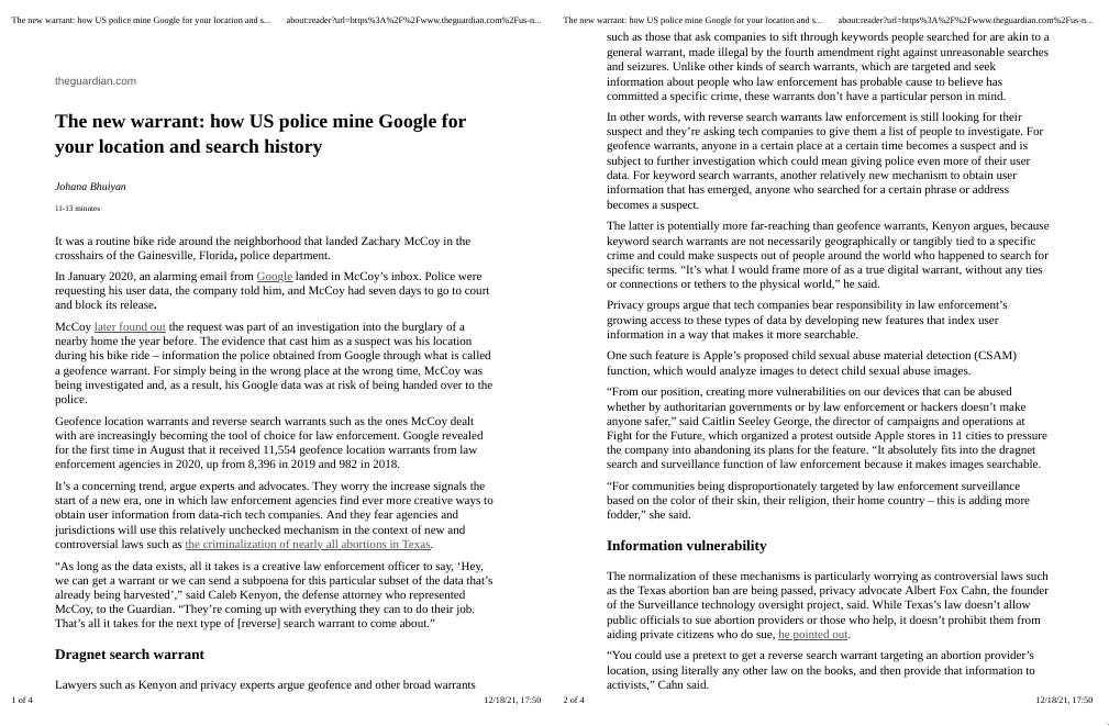 Consuming Articles Offline